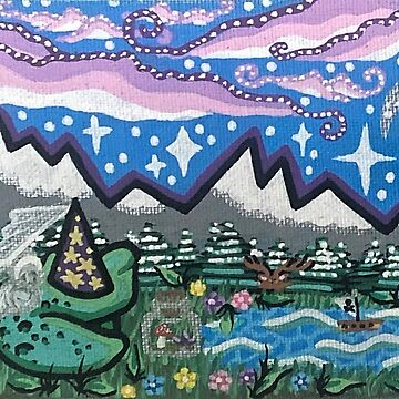 "Frog Magic" Sticker for Sale by Alexiss1126 | Redbubble