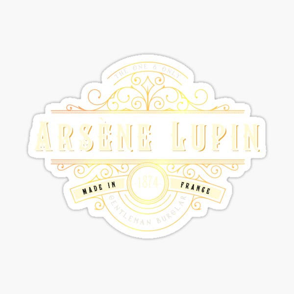 "Victorian Lupin Logo" Sticker by FattoAMano | Redbubble