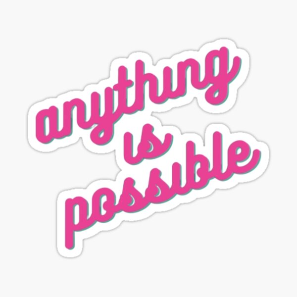 "Barbie Anything is Possible" Sticker for Sale by aman-ammy | Redbubble
