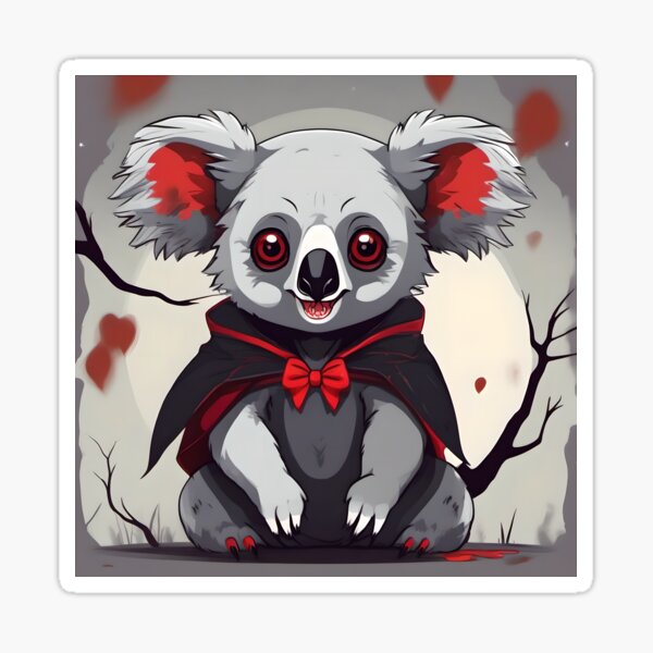 "Vampire Koala" Sticker for Sale by AbsoluteA | Redbubble