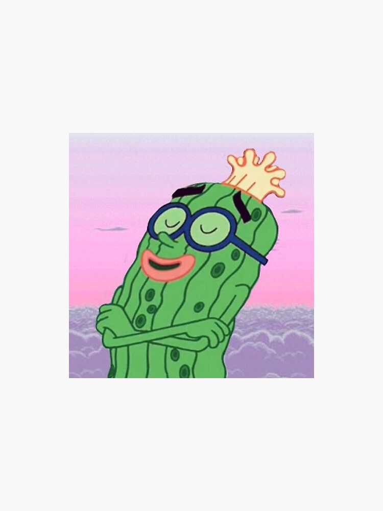 "Kevin C. Cucumber" Sticker for Sale by Chloesamantha | Redbubble