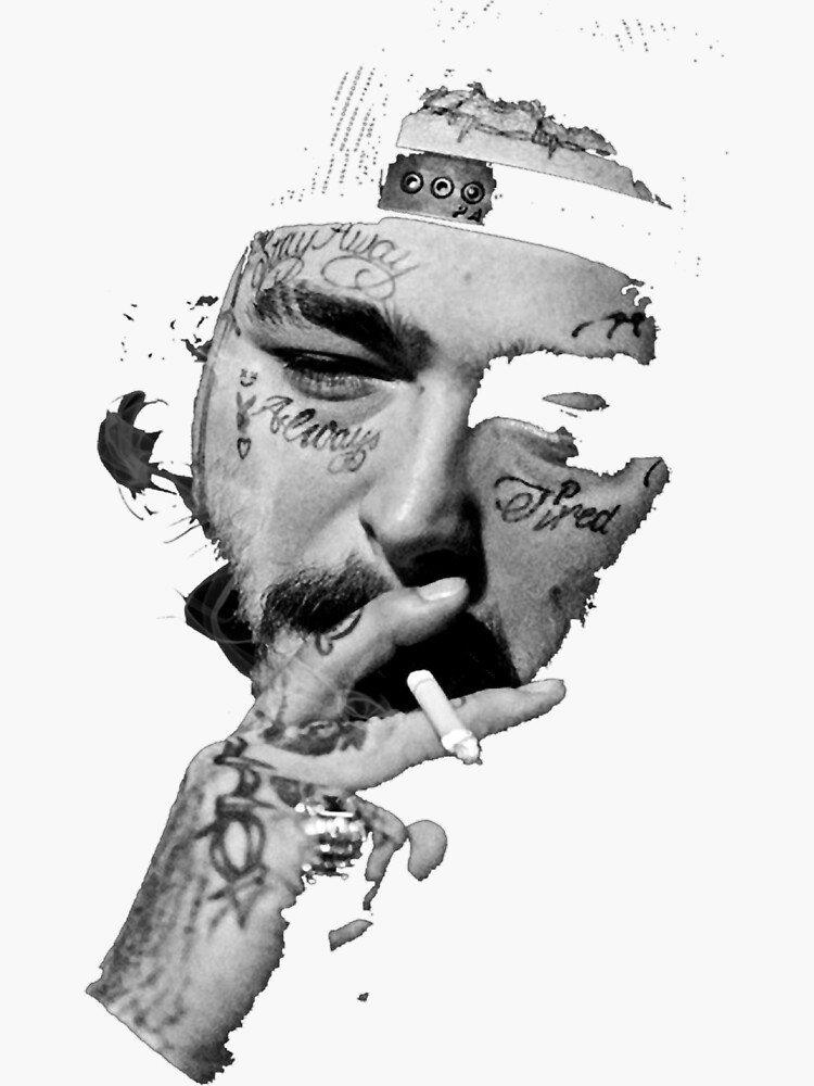 "Posty Malone Universary" Sticker for Sale by OswaldoHowell | Redbubble