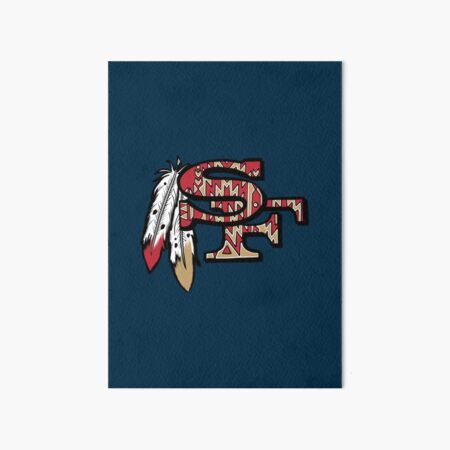 "Native American 49ers logo " Art Board Print for Sale by Dogilonka ...