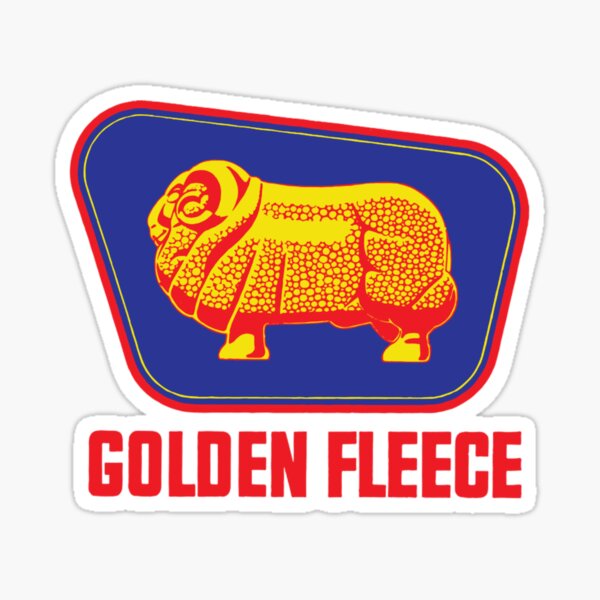 "Golden Fleece logo" Sticker for Sale by BillBergqvist | Redbubble