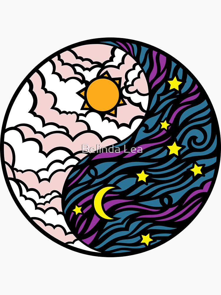 "BALANCE" Sticker for Sale by Belinda Lea | Redbubble