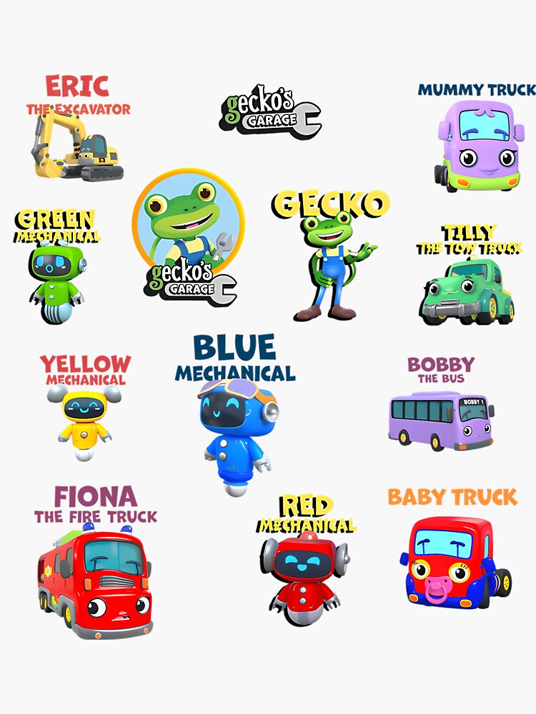 "Garage Geckos Pack 13 GECKO FOR Garage Geckos" Sticker for Sale by ...