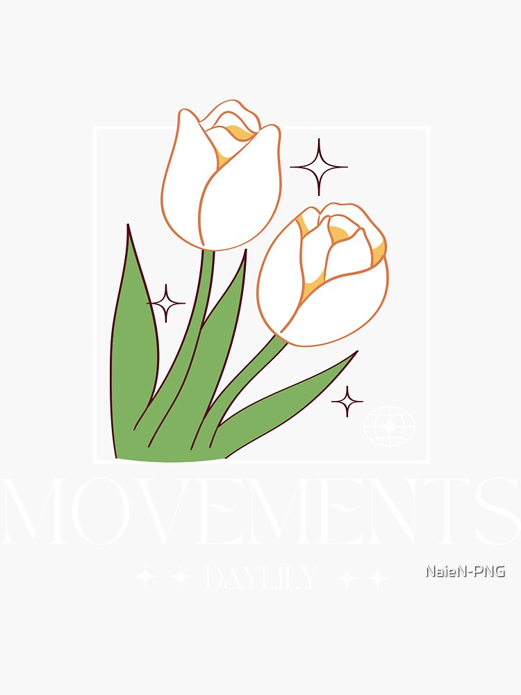 "MOVEMENTS BAND" Sticker for Sale by NaieN-PNG | Redbubble