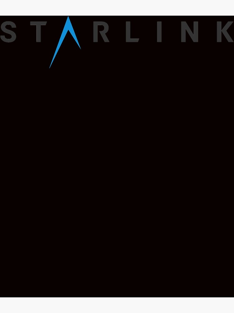 "Starlink Logo" Poster for Sale by ZACHARFRAUENBE | Redbubble