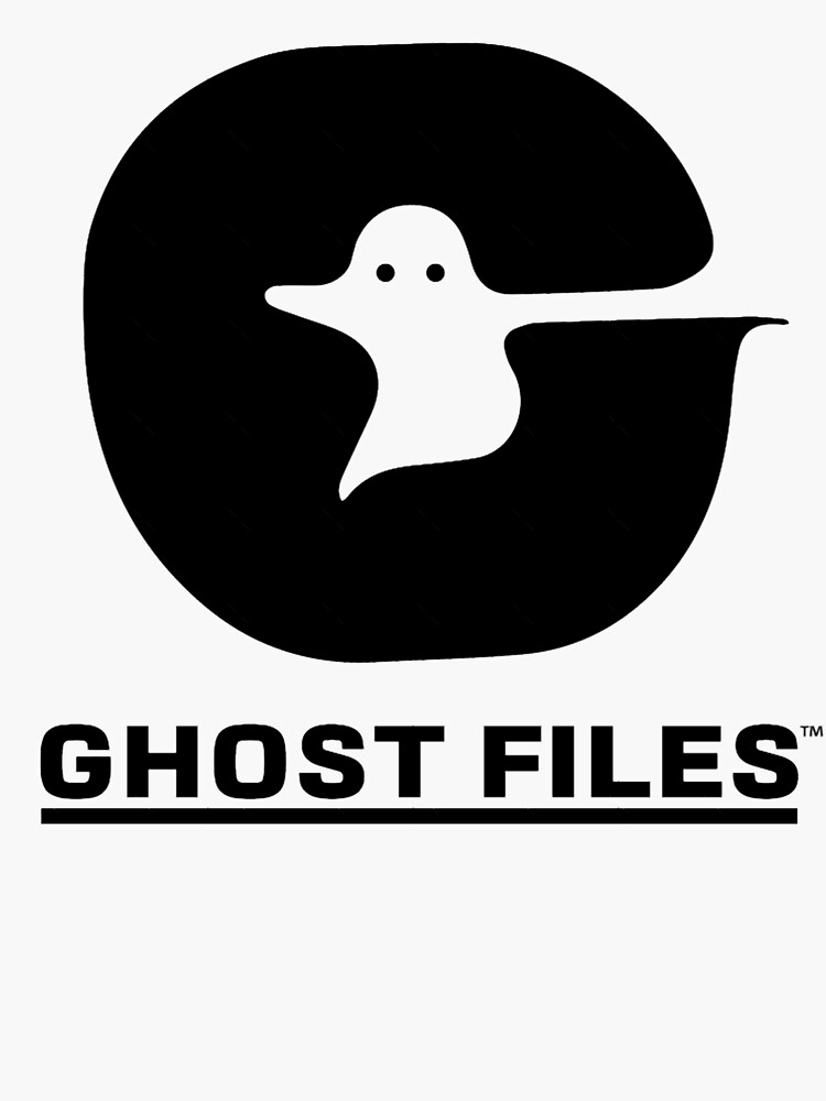 "Ghost Files Merch Ghost Files Logo" Sticker for Sale by KYLEIJEFFRIES ...