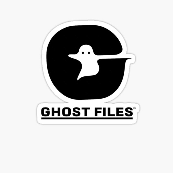 "Ghost Files Merch Ghost Files Logo" Sticker for Sale by KYLEIJEFFRIES ...