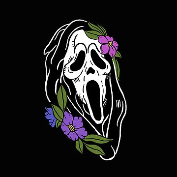 "Spring Ghostface " Sticker for Sale by Dark78dawn | Redbubble