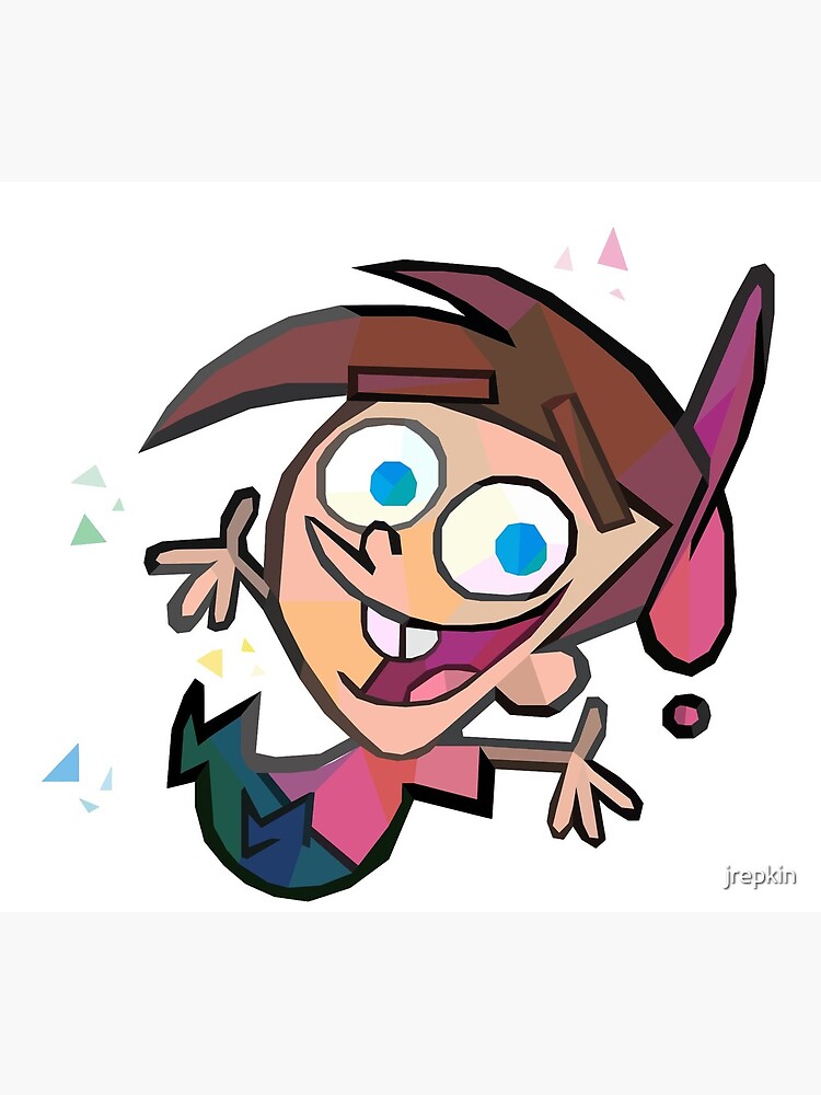 "Geometric Timmy Turner" Framed Art Print for Sale by jrepkin | Redbubble