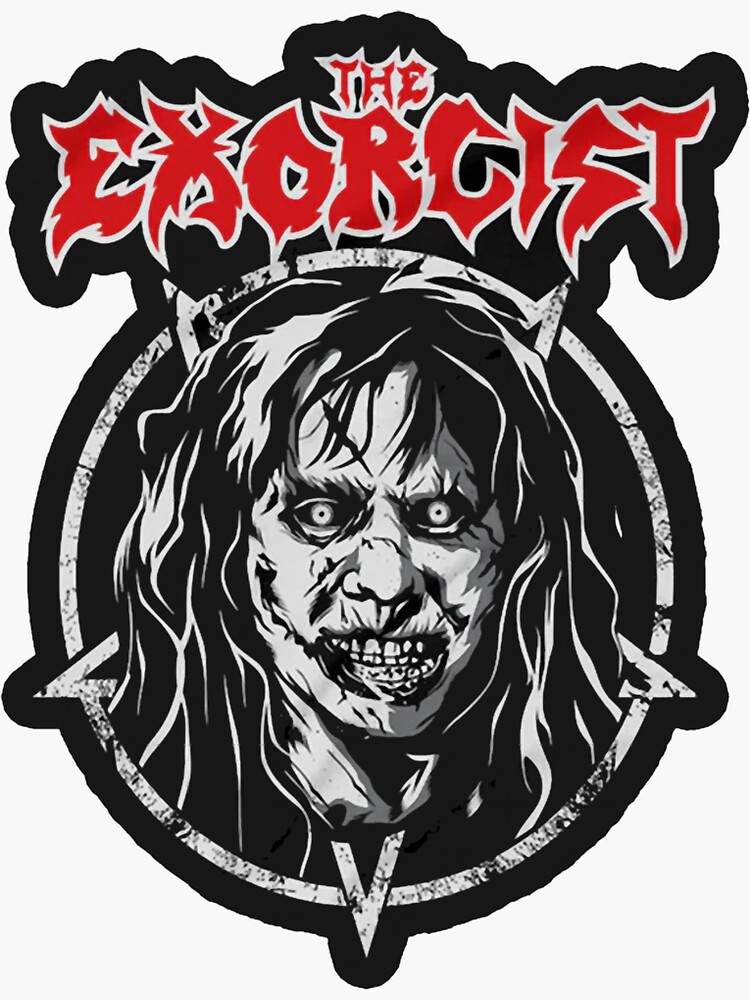 "the exorcist (6)" Sticker for Sale by Loyaltytarver | Redbubble