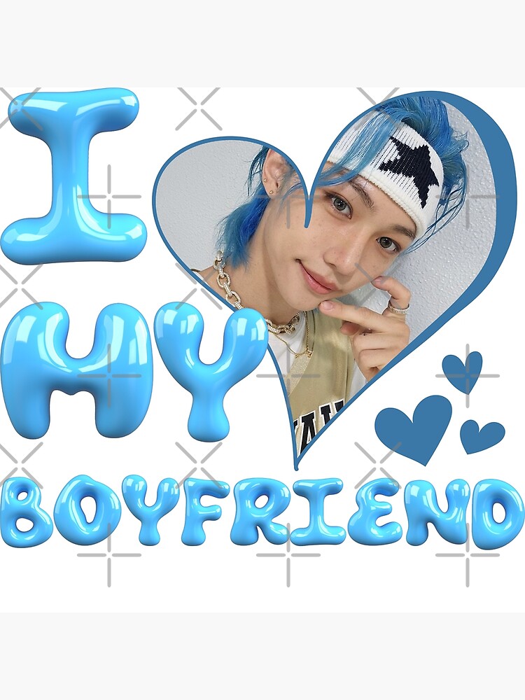 I Love My Boyfriend Felix Stray Kids Kpop | Canvas Print sold by Pasha Unclean | SKU 56809802 ...