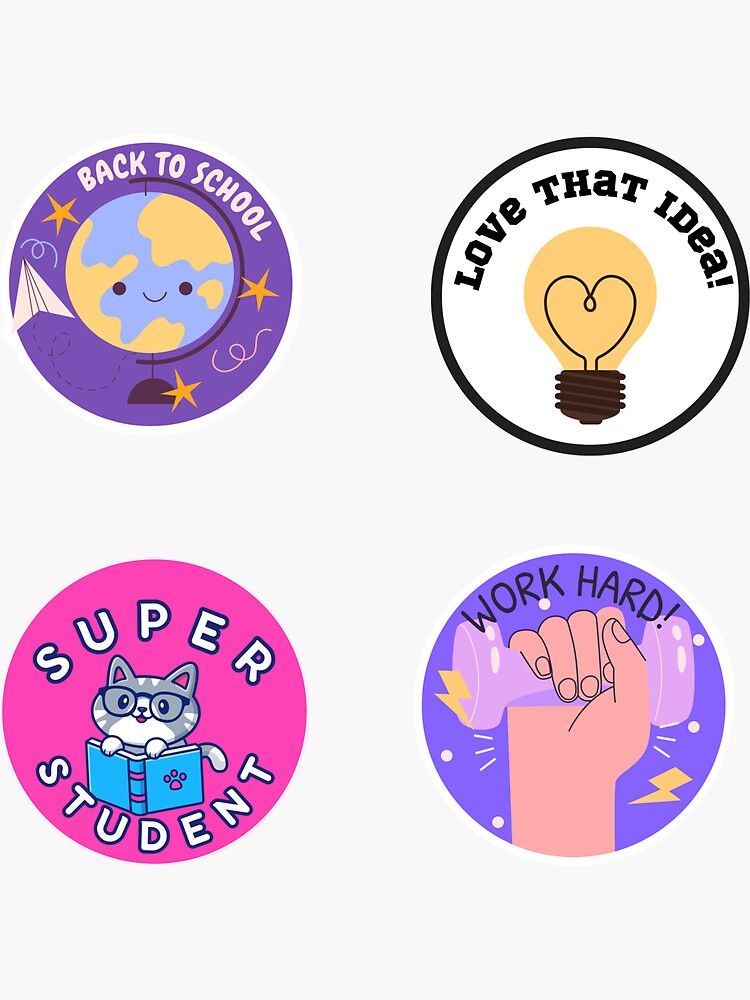 "work hard Sticker Pack" Sticker for Sale by Rimyshop | Redbubble