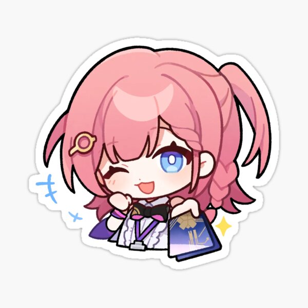 "Honkai Star Rail Chibi Asta- Card" Sticker for Sale by HerrscherOfArt ...