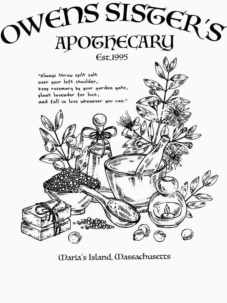 "Practical Magic Owens Sisters Apothecary Witchy Woman" Essential T ...