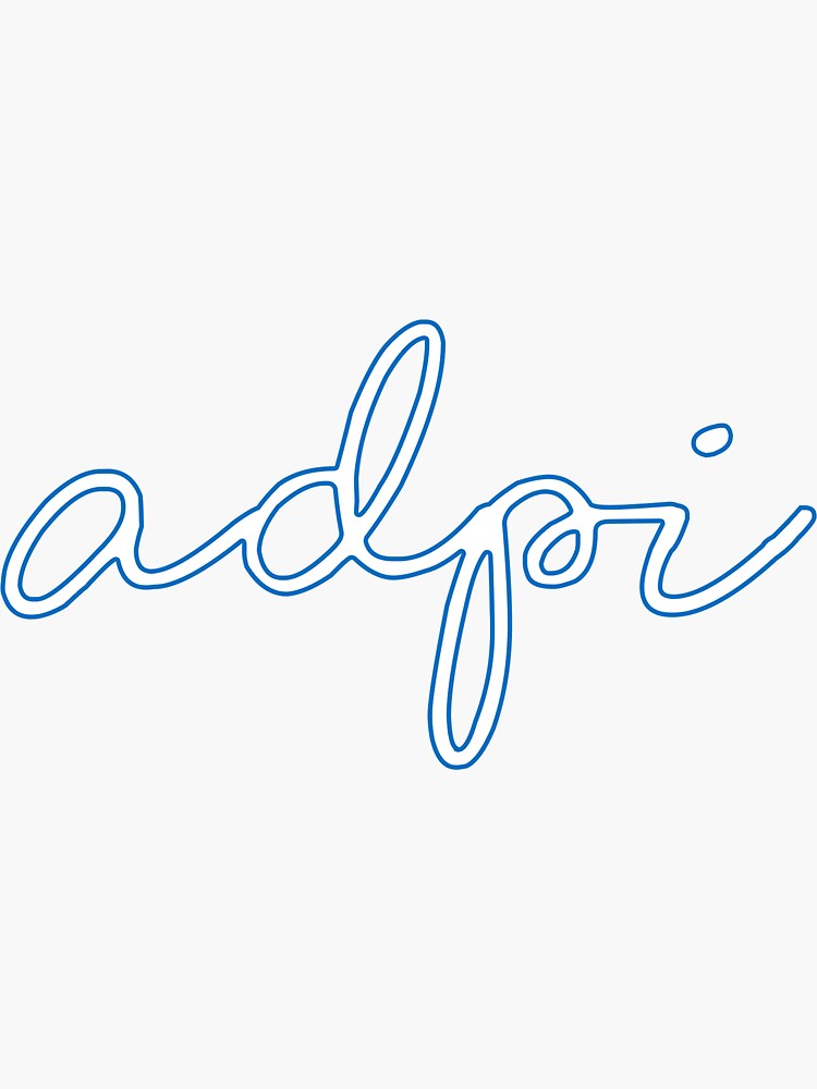 "ADPi" Sticker for Sale by raeblue | Redbubble