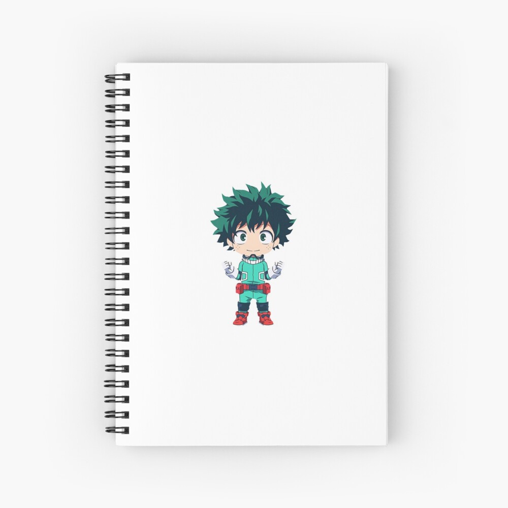 "Deku" Spiral Notebook for Sale by IMGHDS | Redbubble