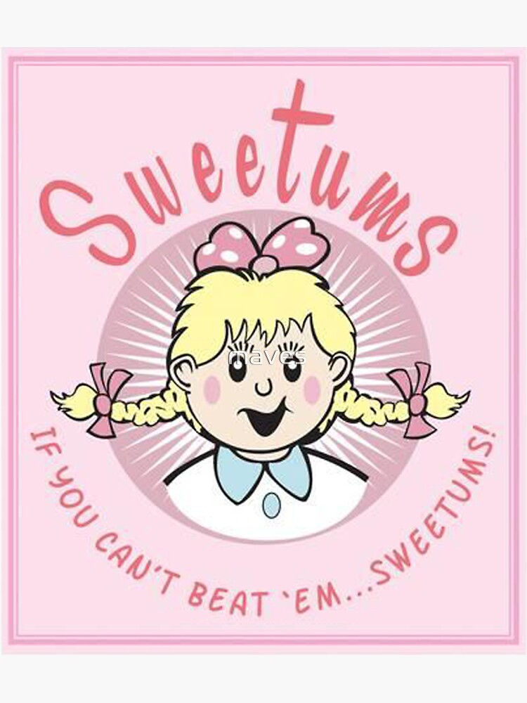 "sweetums" Sticker for Sale by maves | Redbubble