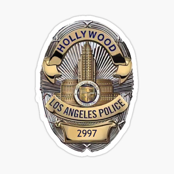 "Harry Bosch LAPD Hollywood Homicide Detective Badge" Sticker for Sale ...