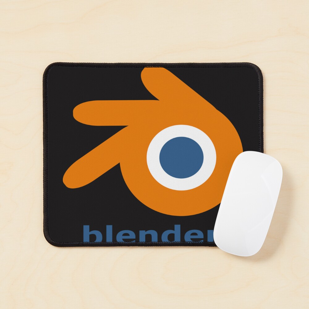 "Blender 3D Logo" Sticker for Sale by TeddLarsen66 | Redbubble