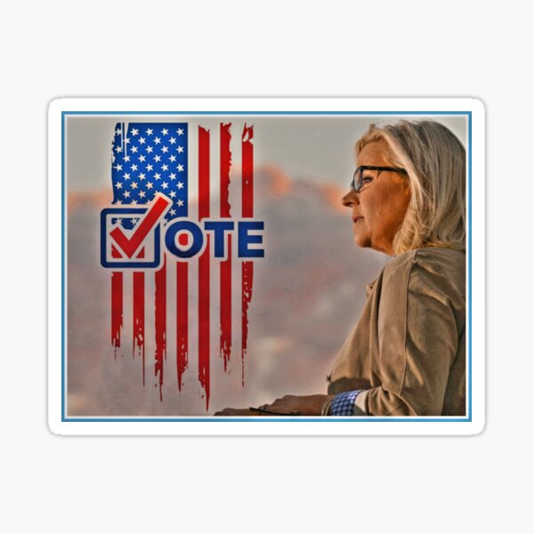 "Liz Cheney" Sticker for Sale by taoufik ighzer | Redbubble