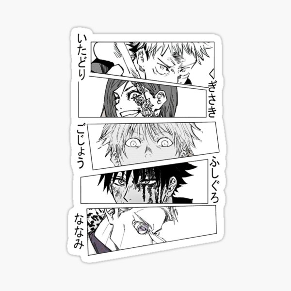 "Cartoon Characters Comics Japan Kids " Sticker for Sale by ...