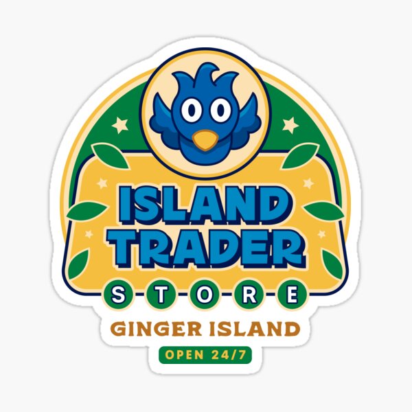 "Island Trader Merchant" Sticker for Sale by Lagelantee | Redbubble