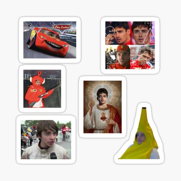 "Charles Leclerc Sticker" Sticker for Sale by mahir56 | Redbubble