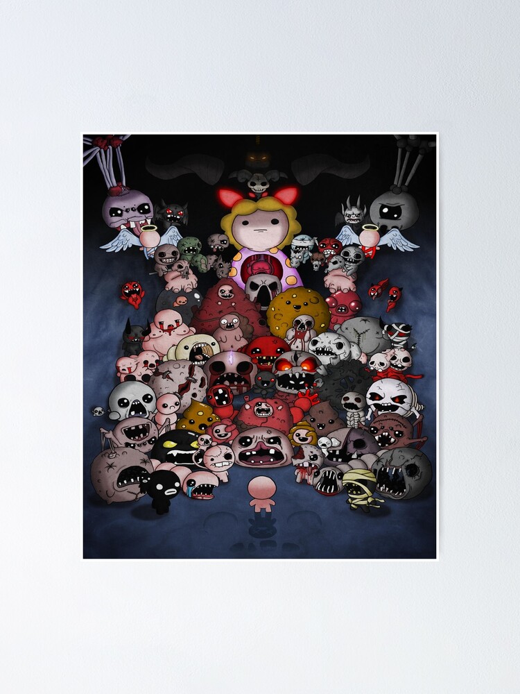 "the binding of isaac" Poster for Sale by UrbanElegance | Redbubble