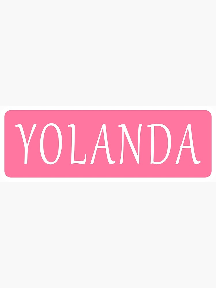 Yolanda Name Let Me Reintroduce Myself Again, To My New Followers My