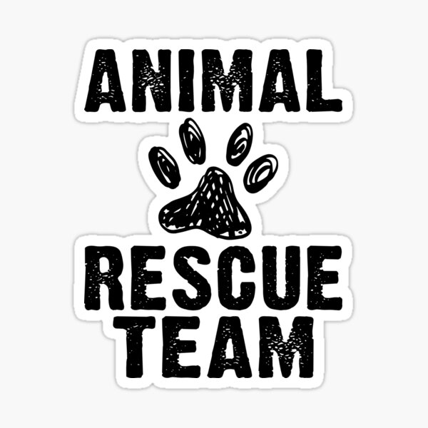 "Animal Welfare Animal Rescue" Stickerundefined by maniac3000 | Redbubble