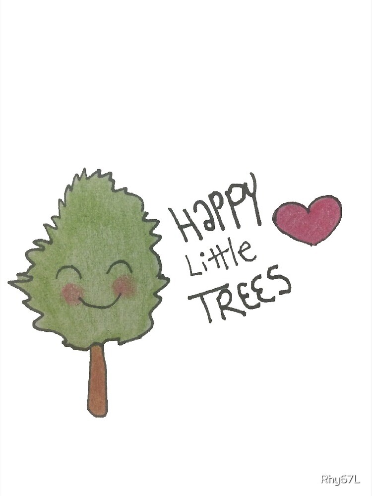 "Happy Tree " Art Print by Rhy67L | Redbubble