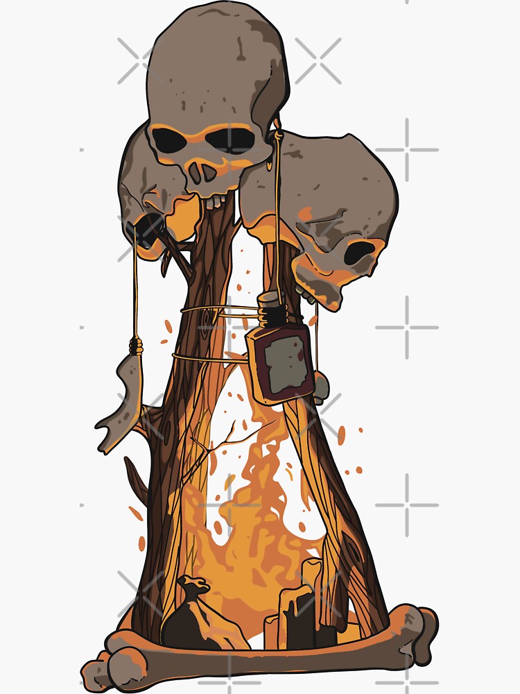"Hex Totem - Dead By Daylight" Sticker for Sale by ThundercakeArt ...