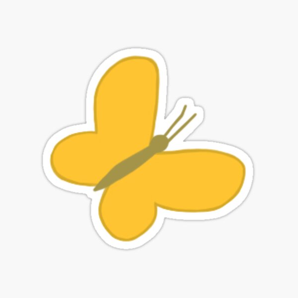 "Adventure time butterfly " Sticker for Sale by BennetCollins | Redbubble