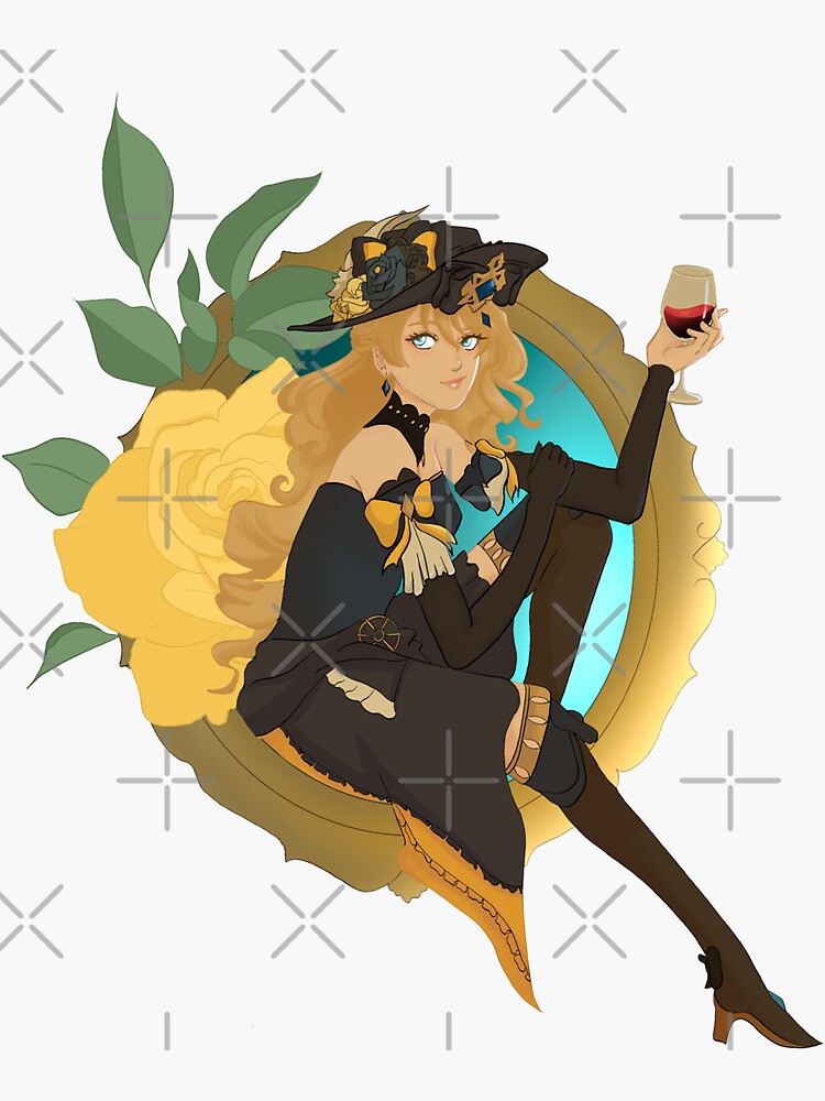 "Navia ~ Genshin Impact Fanart" Sticker for Sale by Paint Pop! | Redbubble