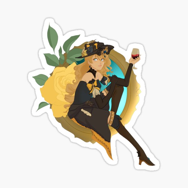 "Navia ~ Genshin Impact Fanart" Sticker for Sale by Paint Pop! | Redbubble