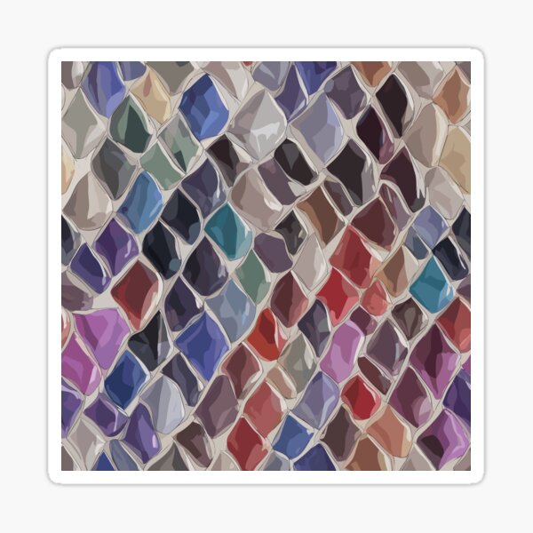 "Abstract Obsidian Rainbow" Sticker for Sale by ThatWitchJen | Redbubble