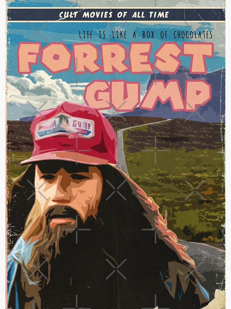 "Forrest Gump Comic Book Cover Style Fan Art" Poster for Sale by ...