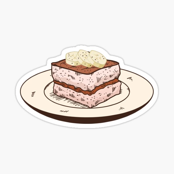 "Banana Pudding" Sticker for Sale by ELK20 | Redbubble