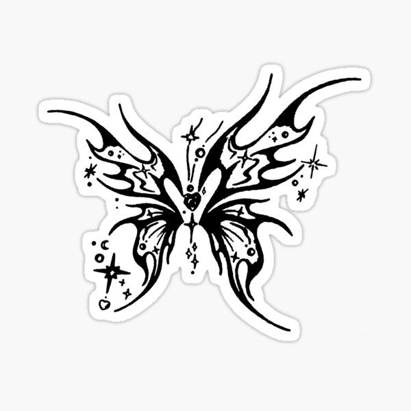 "Aesthetic Butterfly alter" Sticker for Sale by --Camiila-- | Redbubble