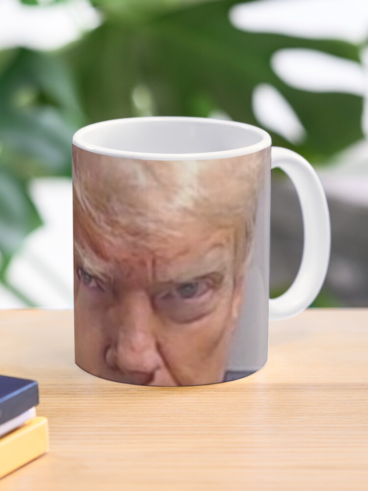" Donald Trump Mugshot Mug" Coffee Mug for Sale by glitchingscript ...