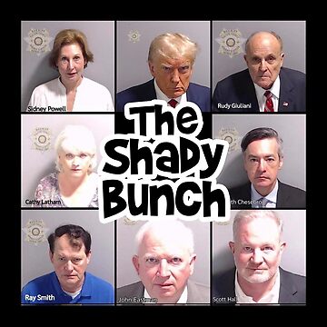"The Shady Bunch - Trump Mugshot Shirt" Essential T-Shirt for Sale by ...