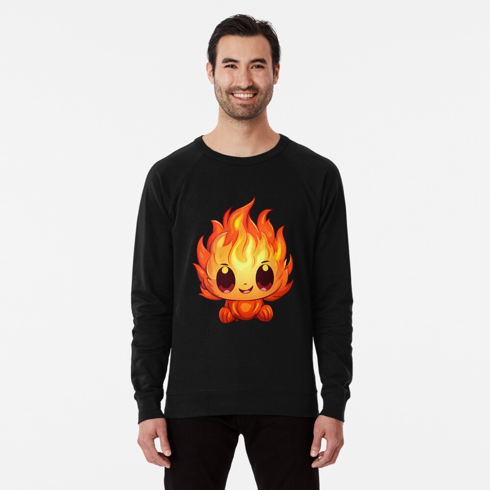 "Cute Cartoon Fire Elemental" Sticker for Sale by SisterHaplo | Redbubble