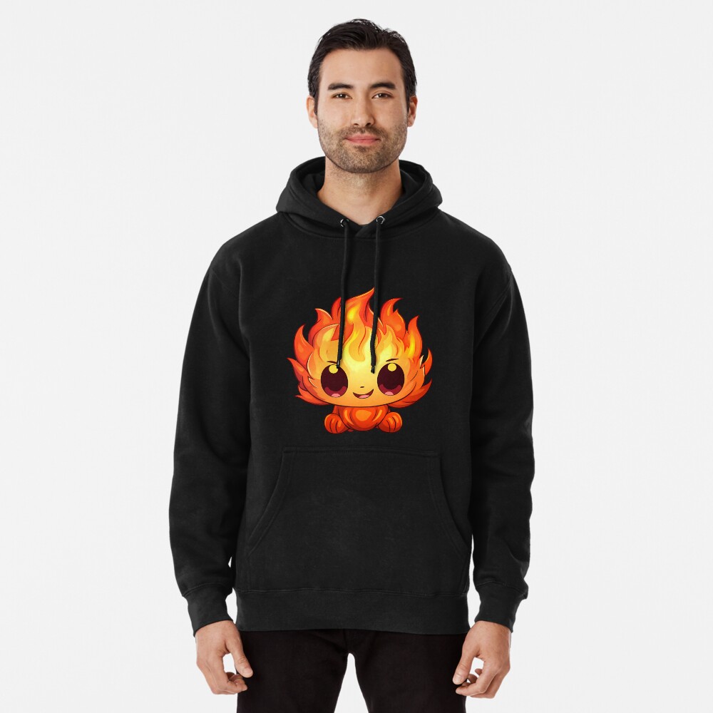 "Cute Cartoon Fire Elemental" Sticker for Sale by SisterHaplo | Redbubble