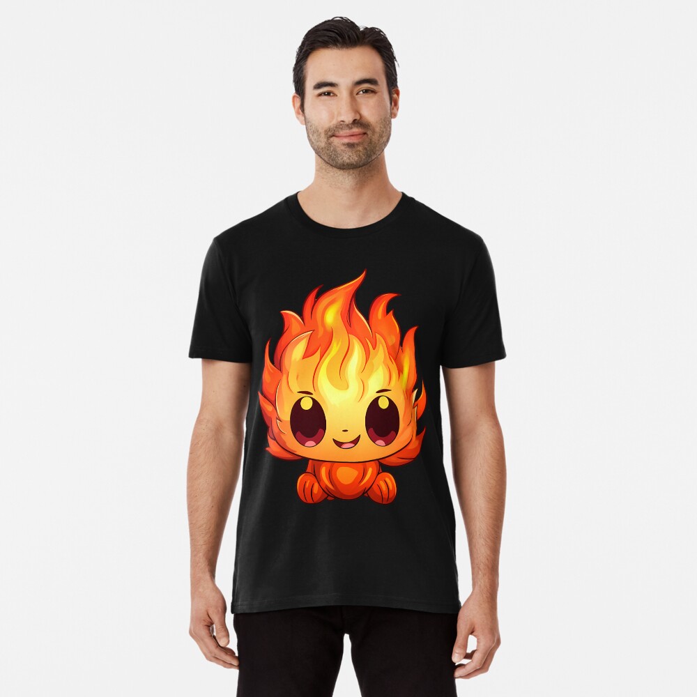 "Cute Cartoon Fire Elemental" Sticker for Sale by SisterHaplo | Redbubble