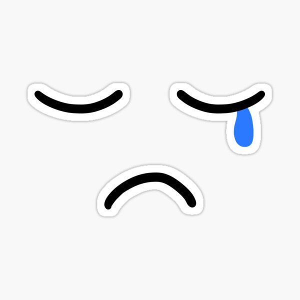 "Sad Face Emoji" Sticker for Sale by OpuleThreads | Redbubble