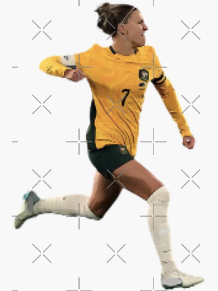 "Steph Catley Matildas Goal Celebration" Sticker for Sale by ijdesigns ...
