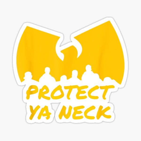 "Hip Hop 90S Protect Ya Neck " Sticker for Sale by JohnGardnera | Redbubble